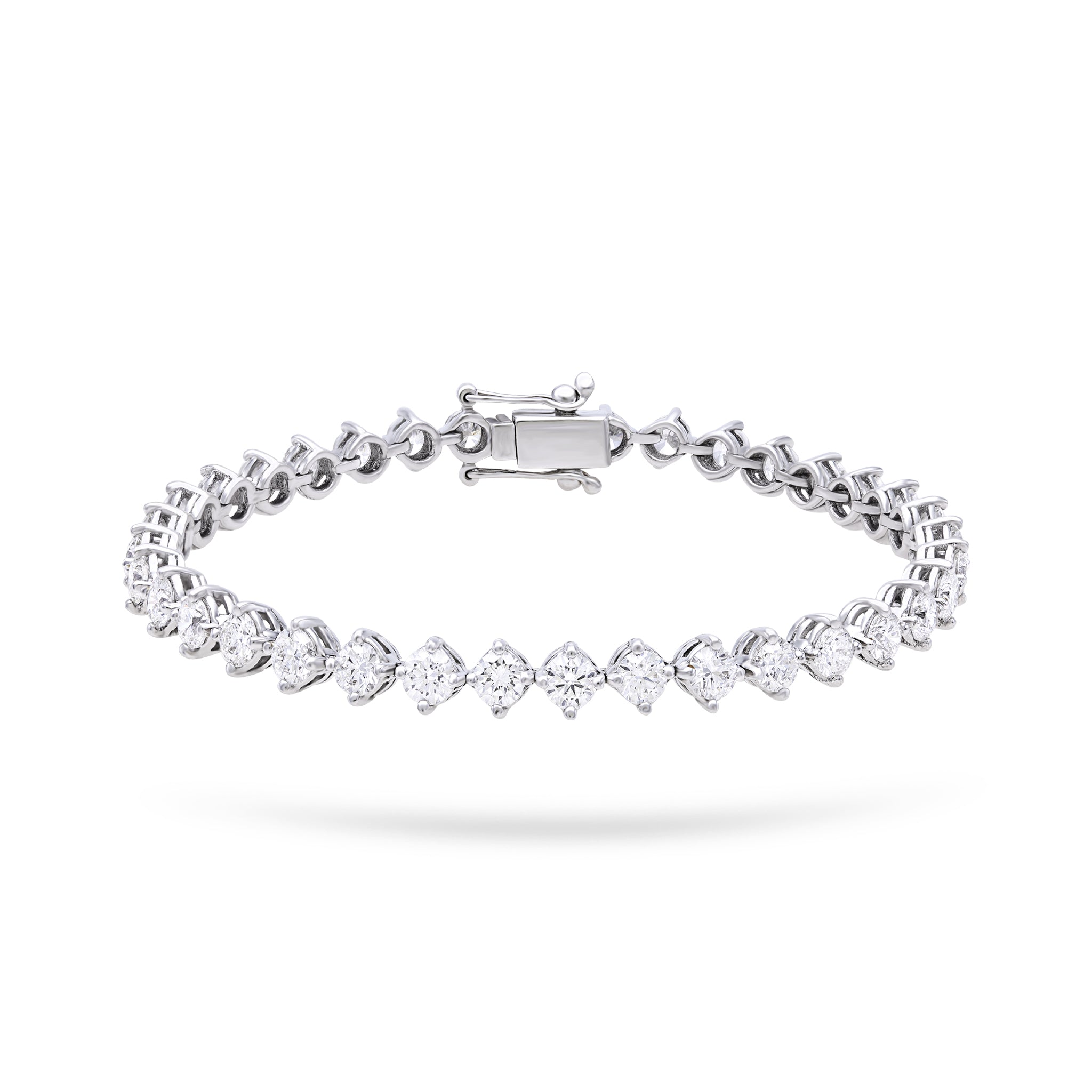 Gradiva Tennis Bracelet | Diamond Bracelet | 18K Gold – Gradiva High ...